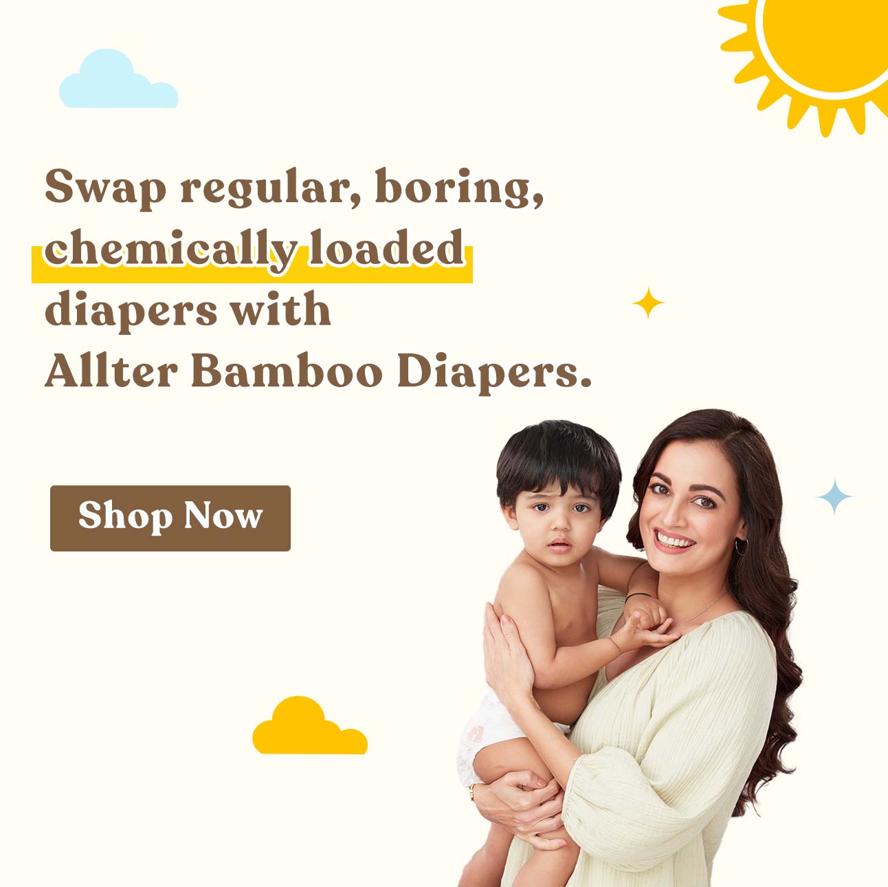 Allter Bamboo Diapers at Lowest Prices