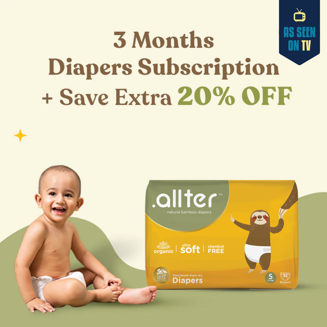 Allter Subscription- Save 20% on Diapers and Baby Wipes
