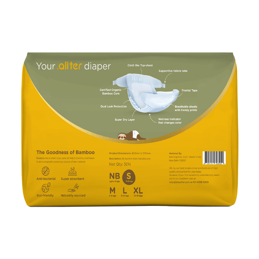 Allter Diapers Subscription at Flat 20% Off