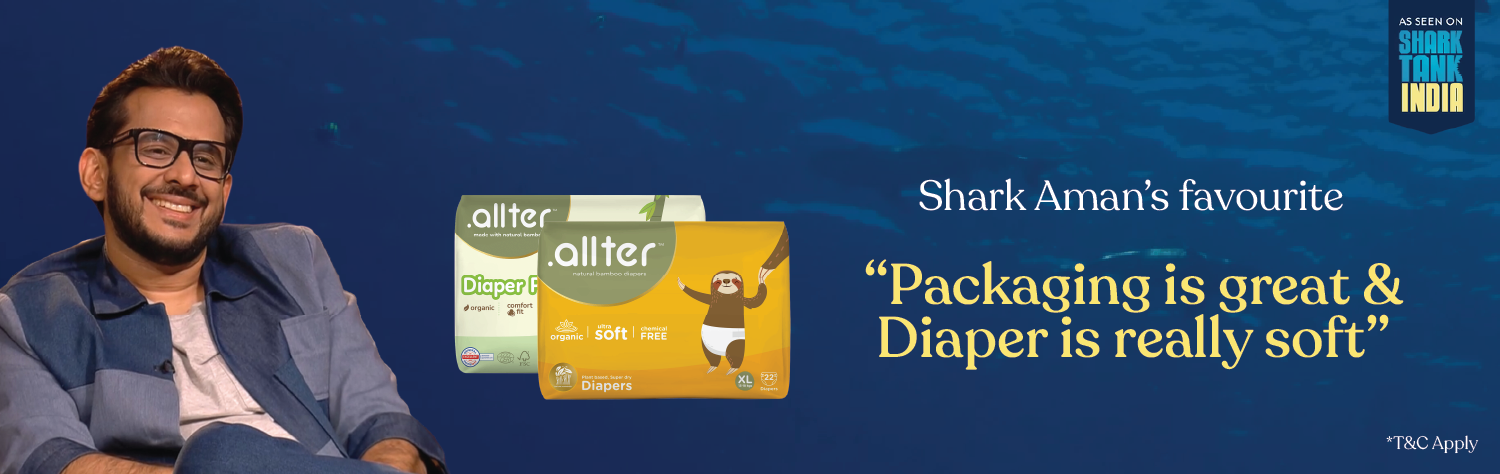 Allter Diapers Subscription at Flat 20% Off